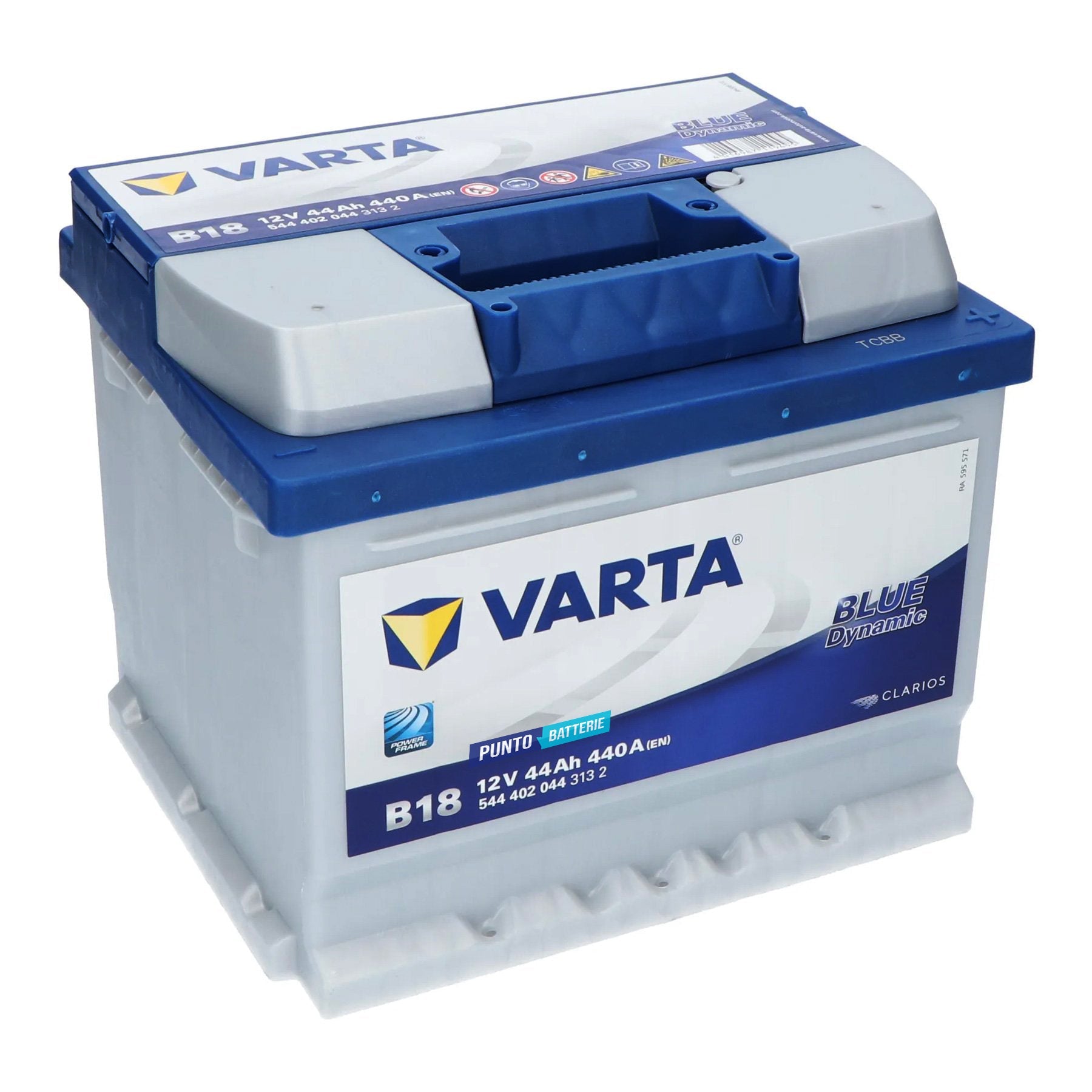 Batteria Varta B18 - Blue Dynamic (12V, 44Ah, 440A) - Puntobatterie